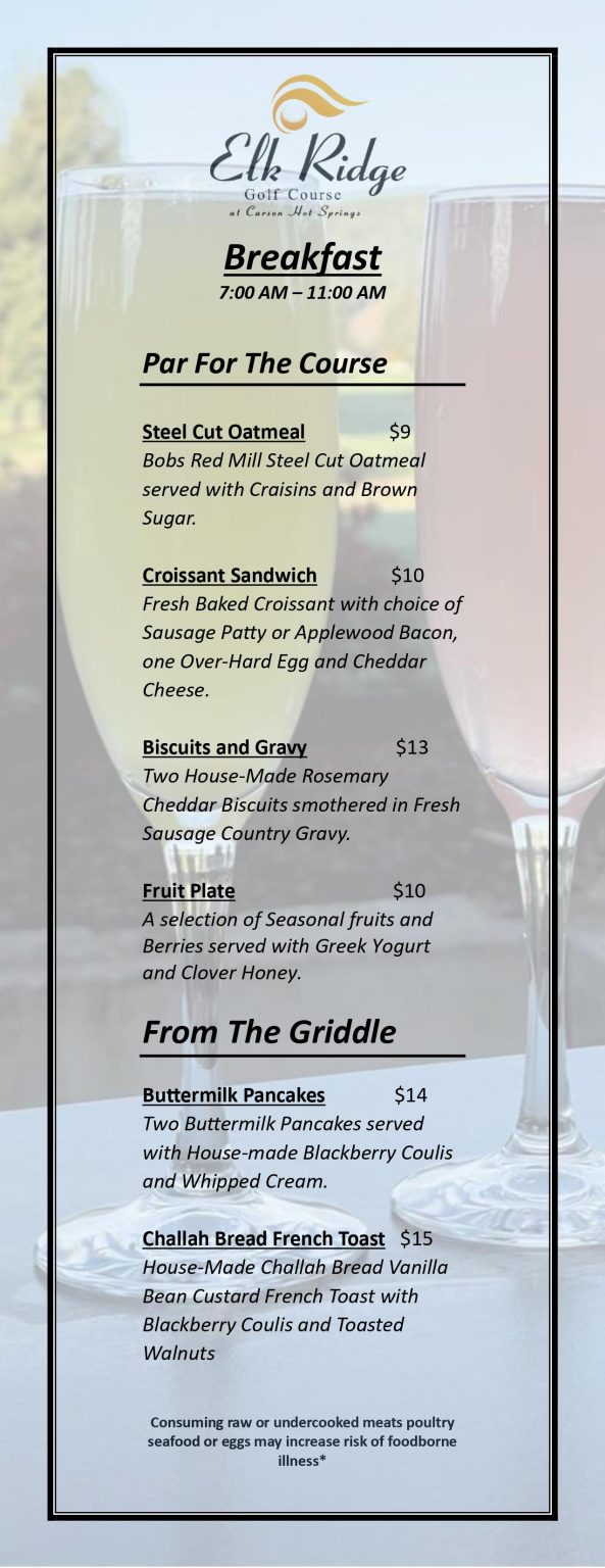 Restaurant - Elk Ridge Golf